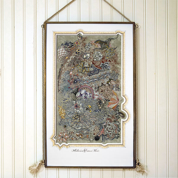 Tangle Wheel Print by Rick Roberts and Maria Thomas – Zentangle