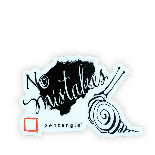 No Mistakes Decal - 20th Anniversary Celebration – Zentangle