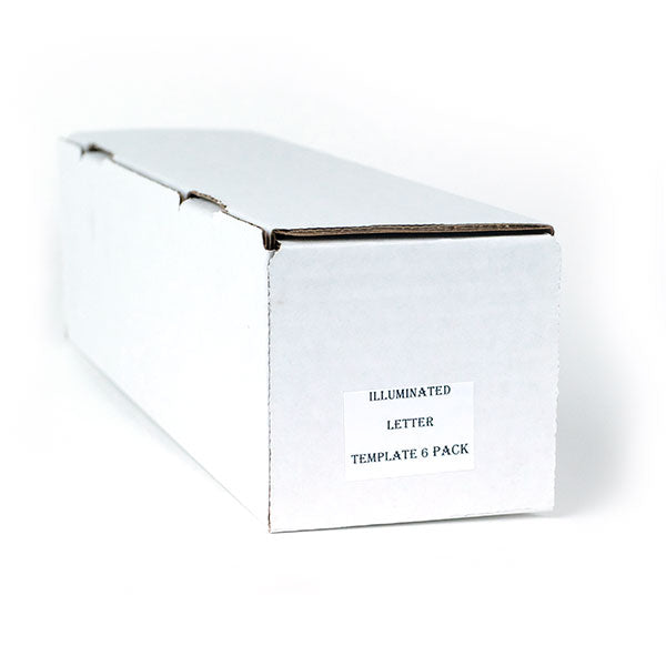 Illuminated Letter Template - Pack of 6 – Zentangle