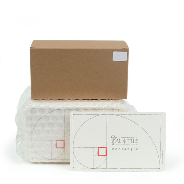 Zentangle Blank White Phi Tiles