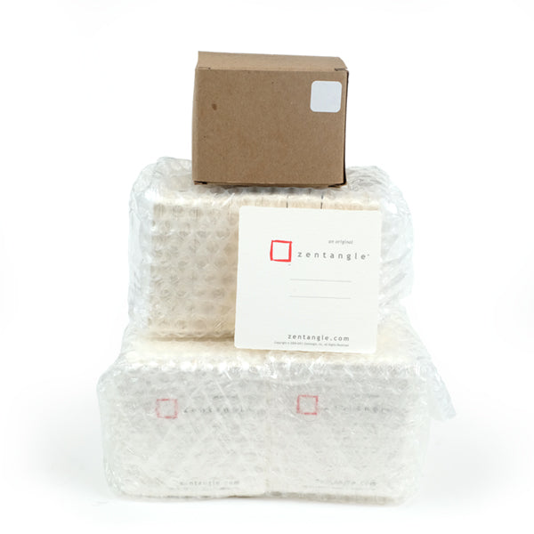 Zentangle Square White Paper Tiles - Bulk Options