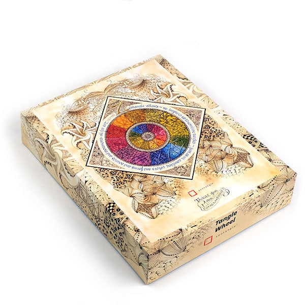 Tangle Wheel Print by Rick Roberts and Maria Thomas – Zentangle