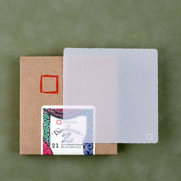 Zentangle Square Translucen-Z Paper Tiles