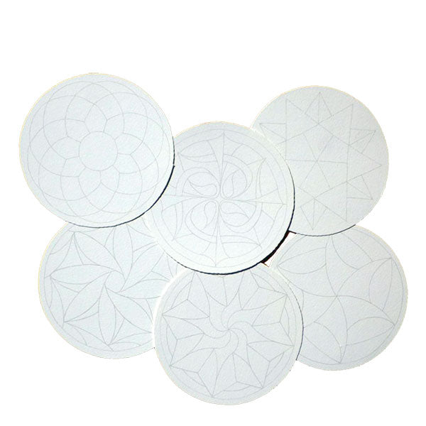 Zentangle Pre-strung Zendala® Tiles - 12 of Same String